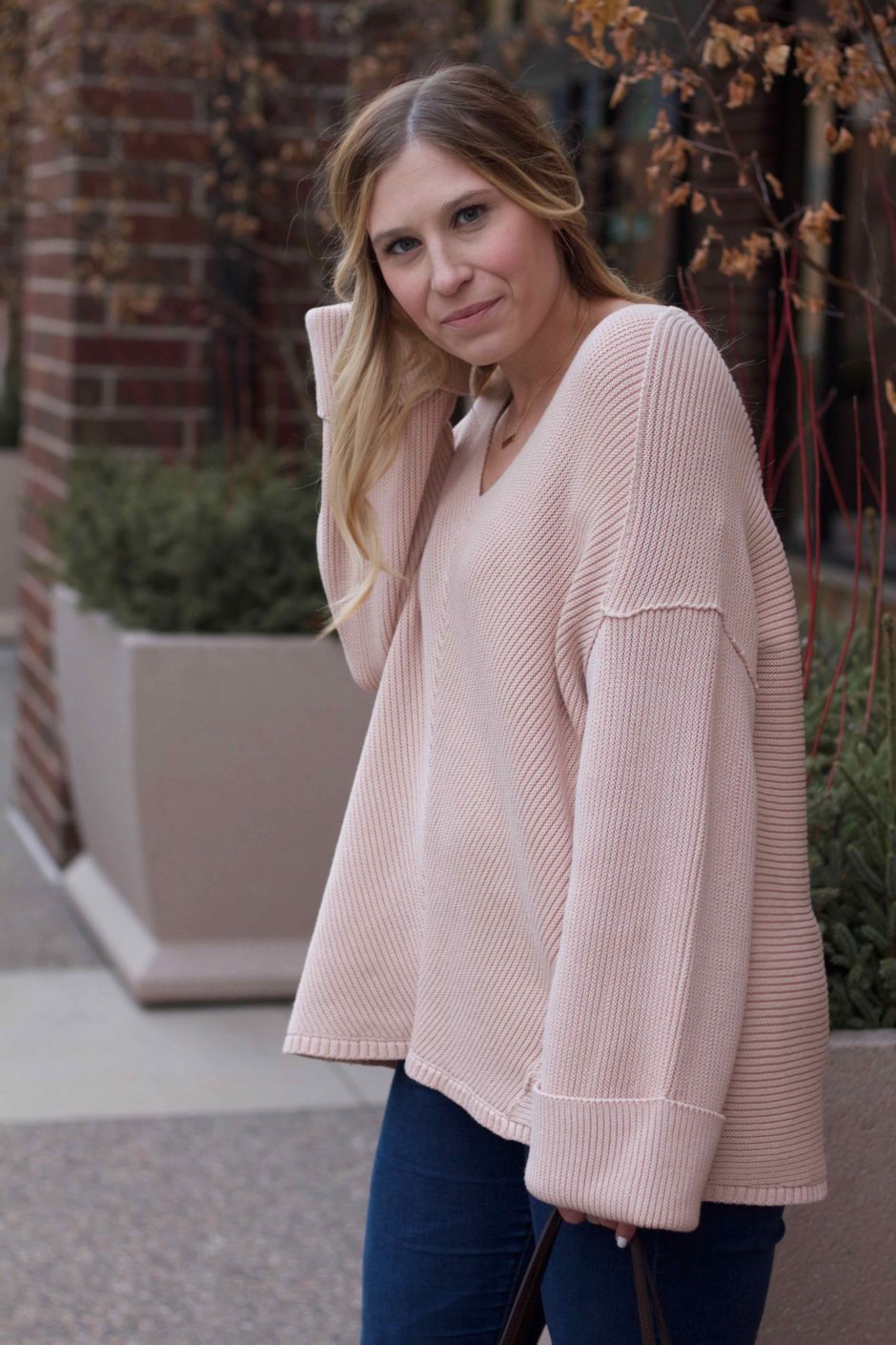 Spring Sweaters... - Pink and Navy StripesPink and Navy Stripes